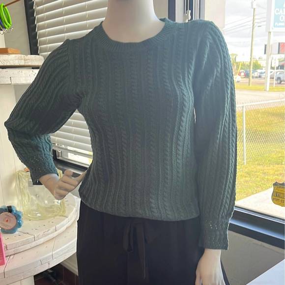 COZY CO. | Sweaters | New Cozy Co Cable Knit Sweater With Cuff Detail ...